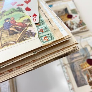 Vintage Ephemera Pack 50 Pieces Literature Book Pages - Etsy