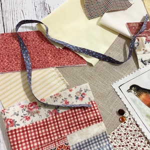 American Cottage Slow Stitching Kit Vintage Fabric Hand Sewing DIY - Etsy
