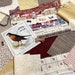 American Cottage Slow Stitching Kit Vintage Fabric Hand Sewing DIY - Etsy