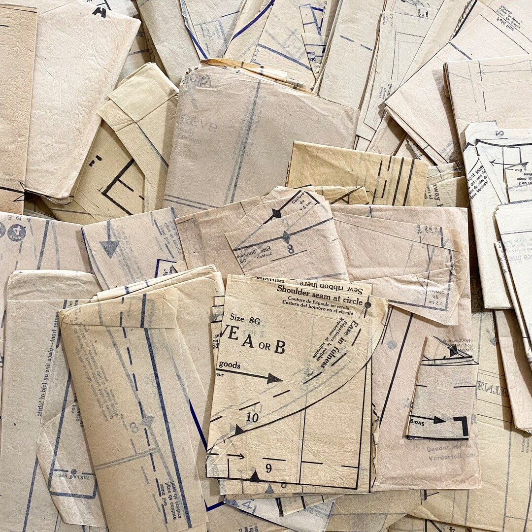 Vintage Pattern Tissue | Paper for Collage | Journaling Supply - Etsy