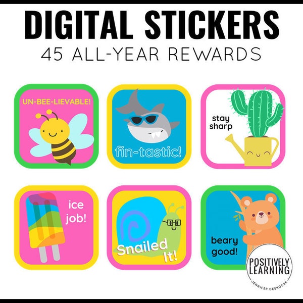 Rewards Stickers - Etsy