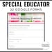 Special Education Data Google Forms - Etsy