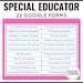 Special Education Data Google Forms - Etsy