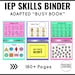 IEP Skills Practice Busy Book - Etsy