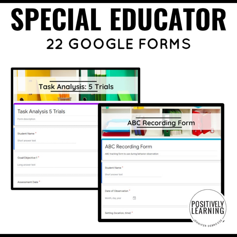 Special Education Data Google Forms - Etsy
