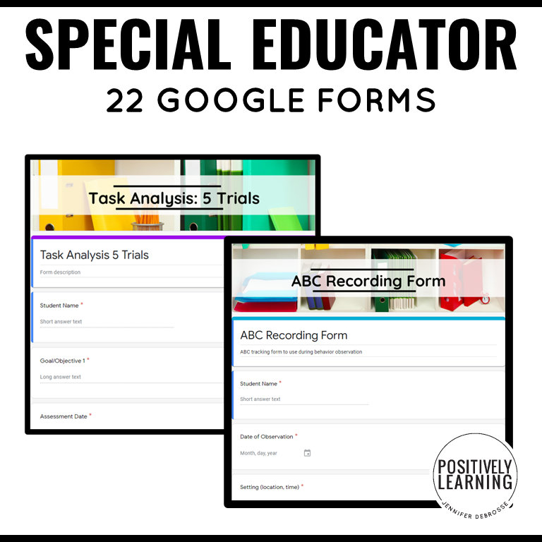 Special Education Data Google Forms - Etsy