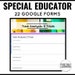 Special Education Data Google Forms - Etsy