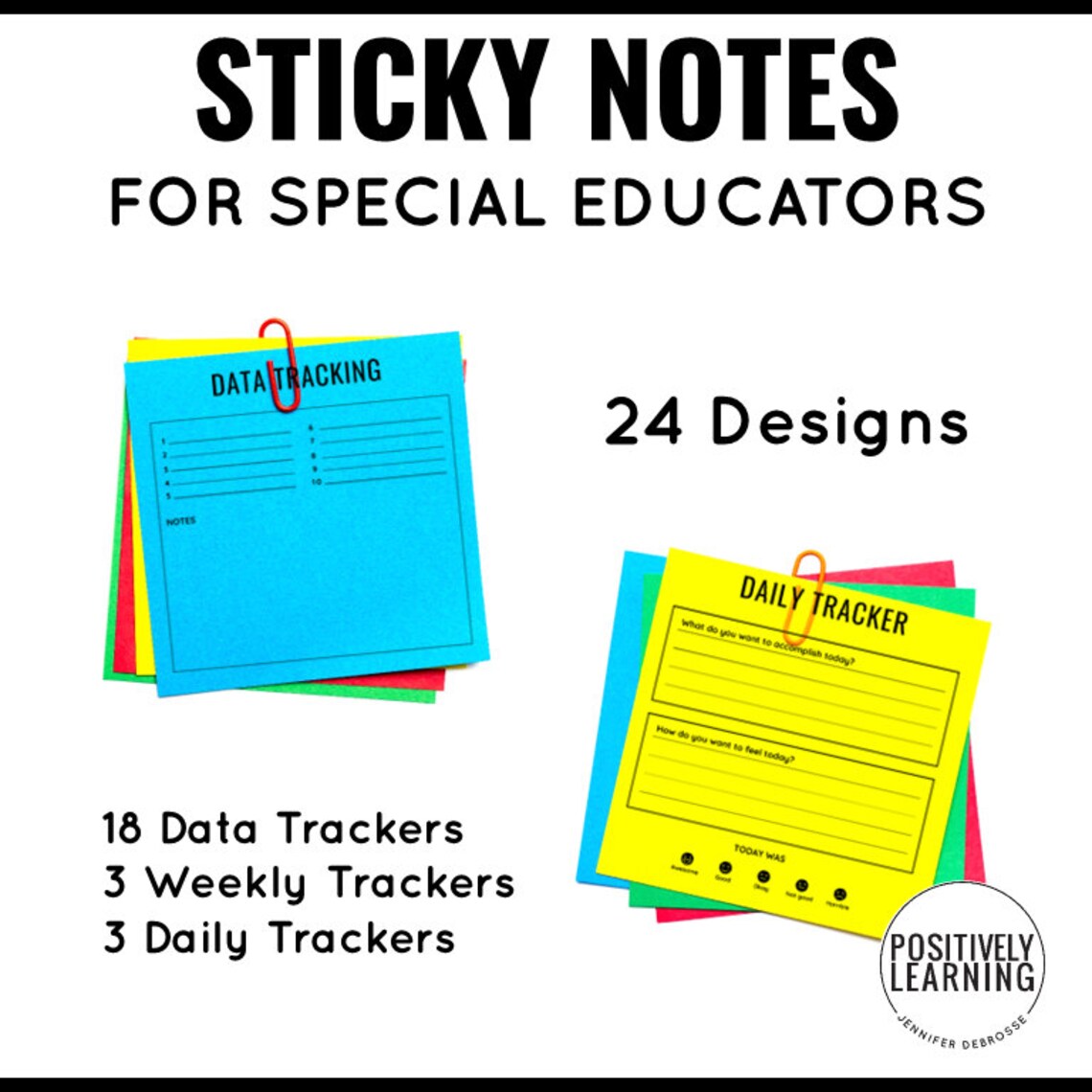 Data Collection Sticky Notes for Teachers - Etsy