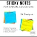 Data Collection Sticky Notes for Teachers - Etsy