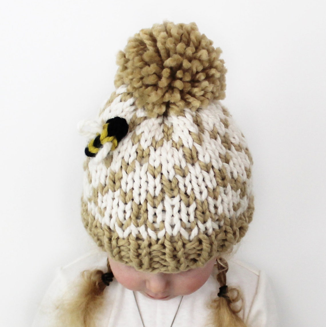 Knitting Pattern Little Bee Hat Instant Download - Etsy
