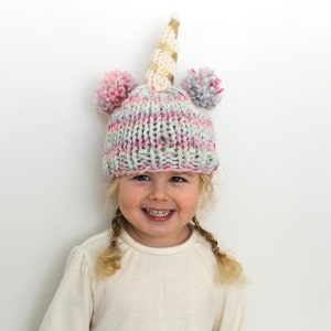 Knitting Pattern Little Unicorn Hat Instant Download - Etsy