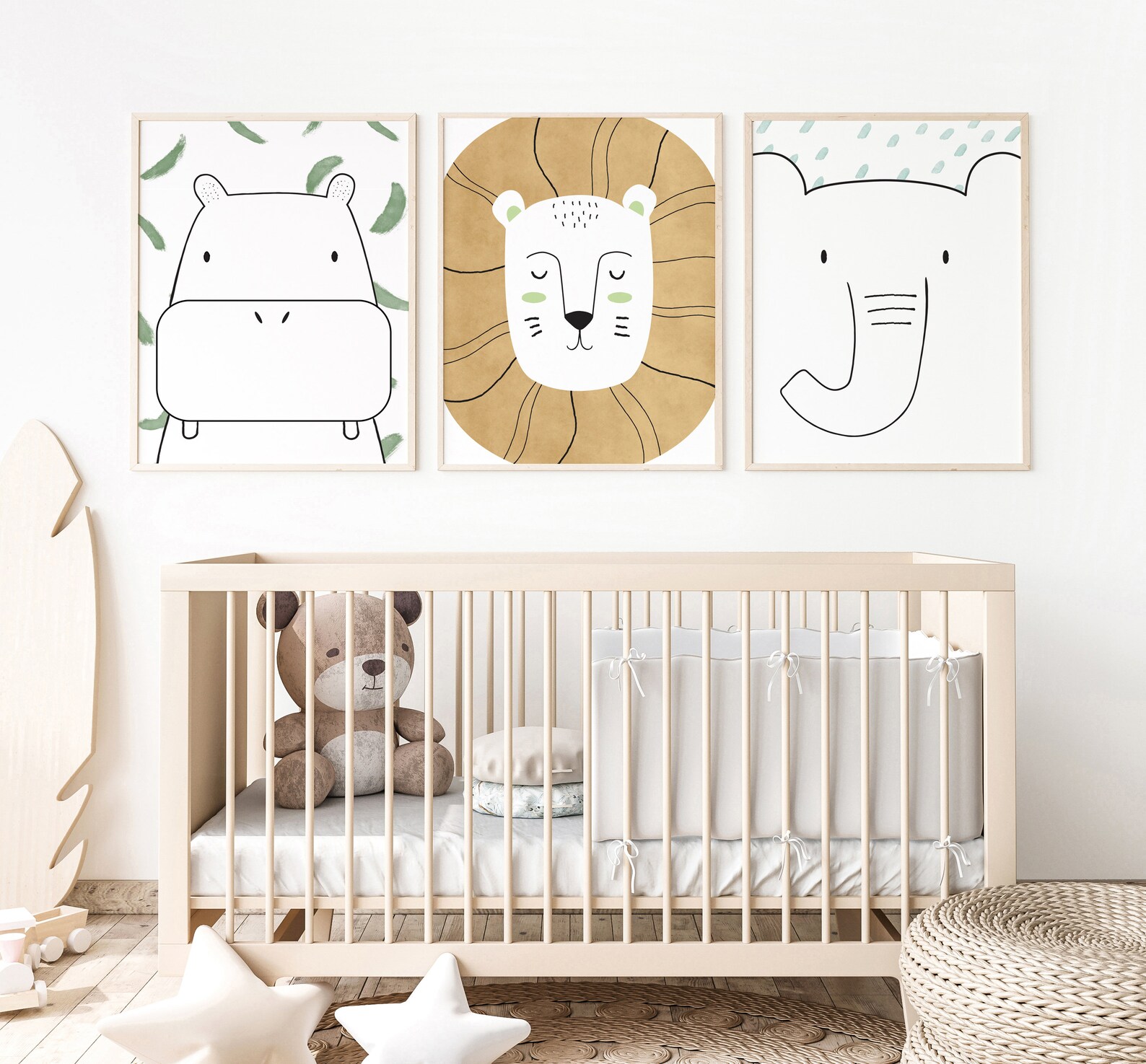 Safari Animals Prints, Safari Wall Decor, Safari Prints, Safari Nursery ...
