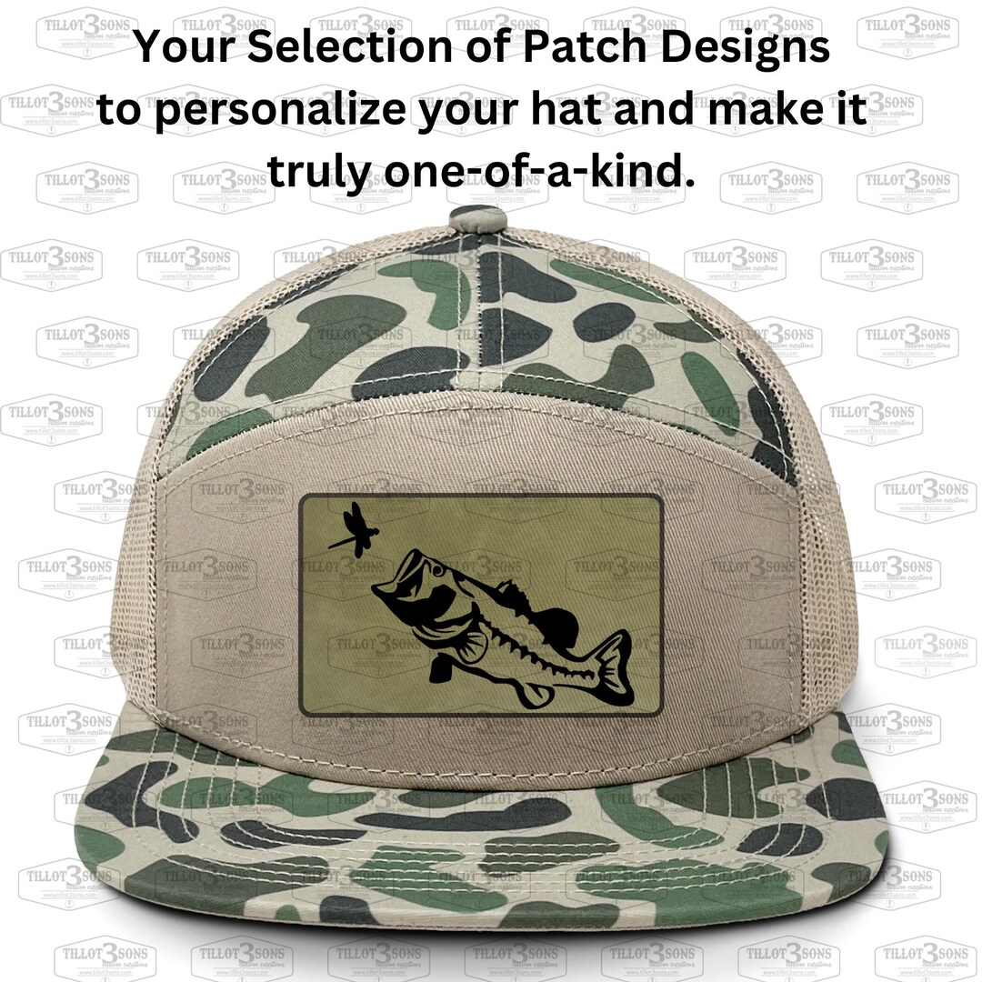 Mossy Oak, Realtree, Duck Camo, Fishing Patch Designs on Richardson ...