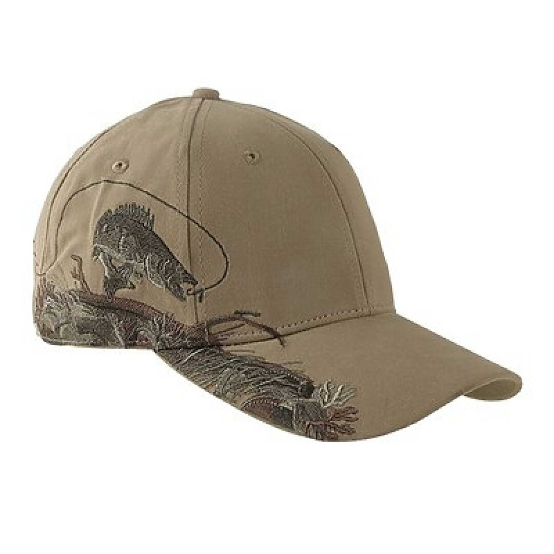 DRI-DUCK HEADWEAR Walleye Cap - D3269 With Laser Engraved Patch Added ...