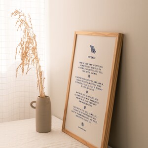 The Shell - Poem by Amy Carmichael - Featuring Linocut Shells - Wall ...