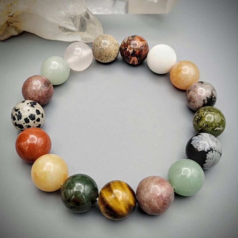 Large Stone Bracelet - Etsy