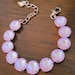 Rosaline Delite Crystal Bracelet: Rose Gold, Iridescent Pink & Blue - Etsy