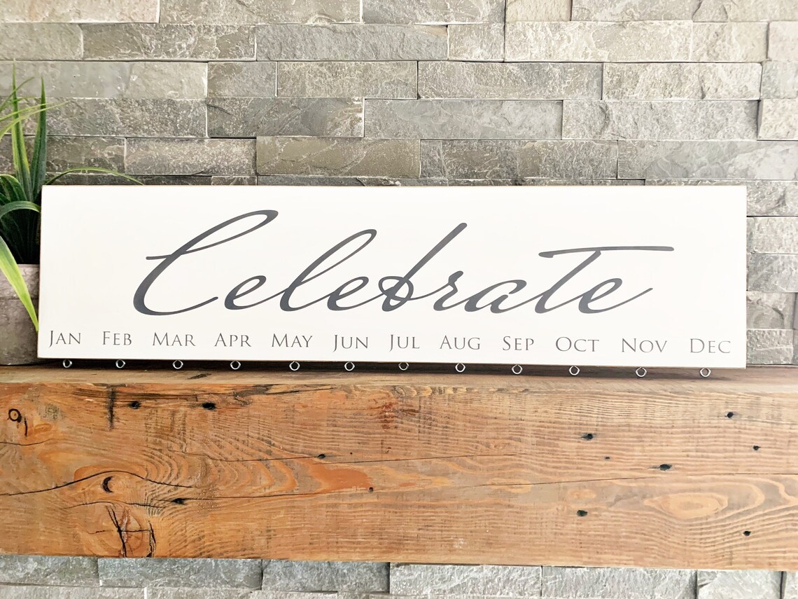 Family Celebrations Birthday Sign Family and Friends - Etsy