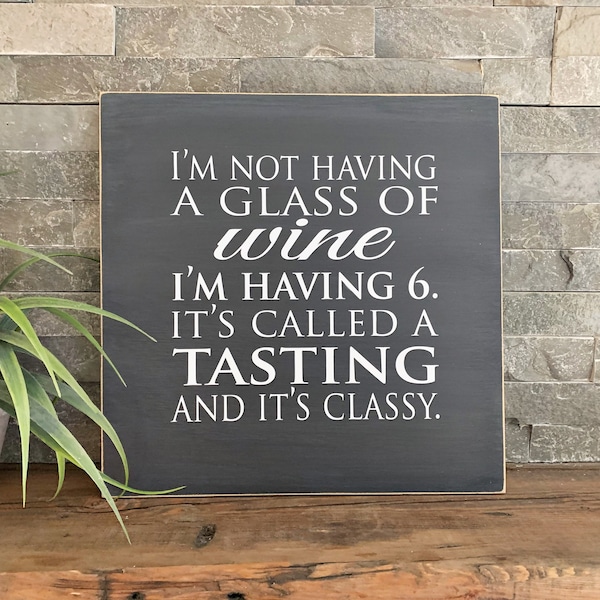 Funny Wine Sign - Etsy