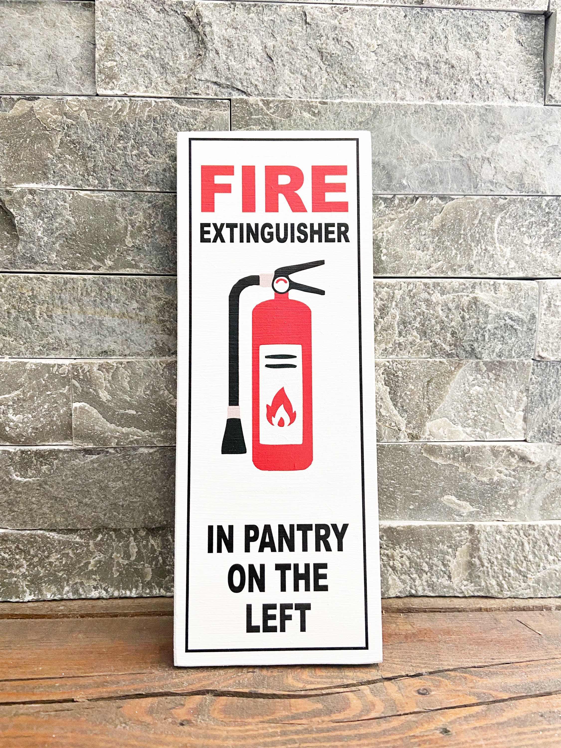 Custom Fire Extinguisher Sign for Airbnb or Vacation Rental ...