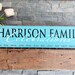 Family Birthdays Celebrations Sign Custom Sign Last Name - Etsy