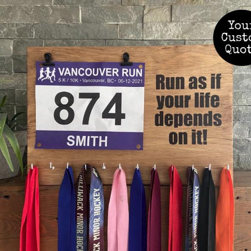 Race Bib Holder Custom - Etsy