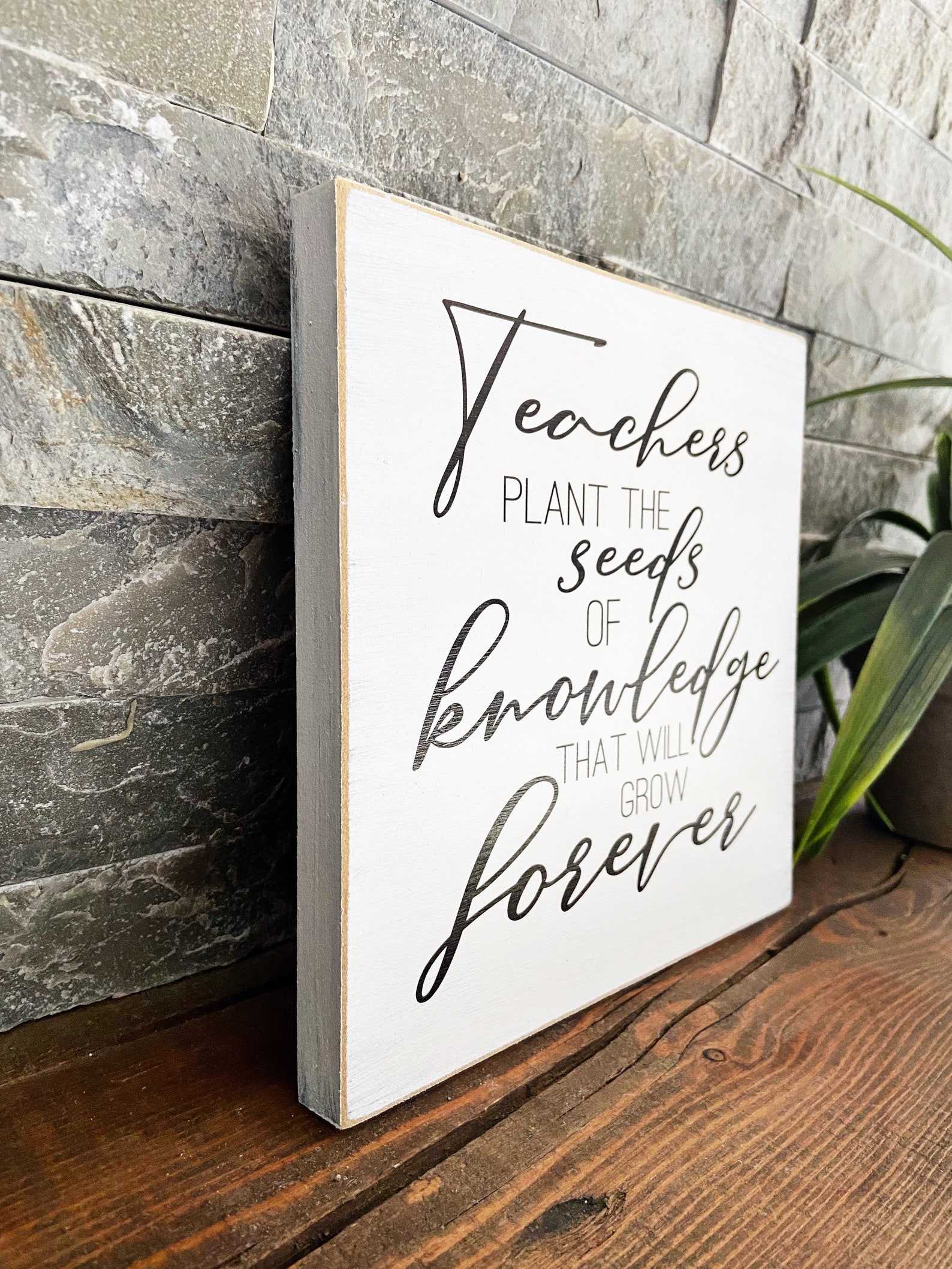 Teachers plant the seeds of knowledge that will grow forever | Etsy