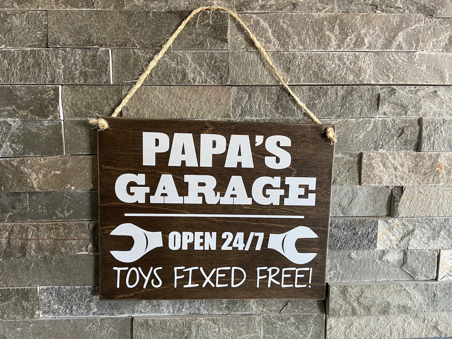 Custom Garage Workshop Sign, Personalized Father's Day Gift - Etsy