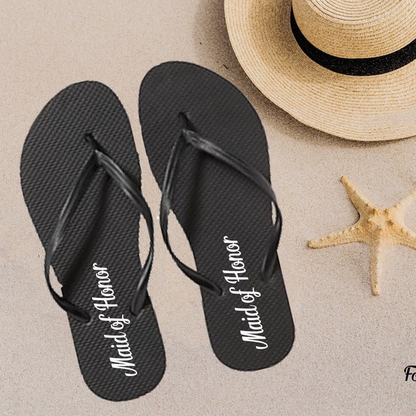Bride Flip Flops - Etsy