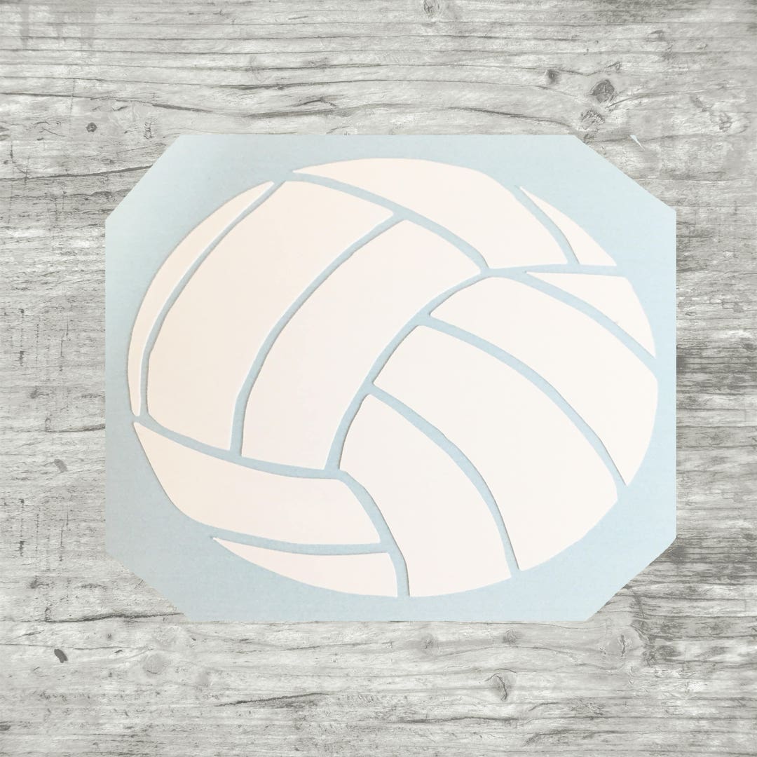 Volleyball Vinyl Decal Sticker, Volleyball Car Decal, Car Window Decal ...