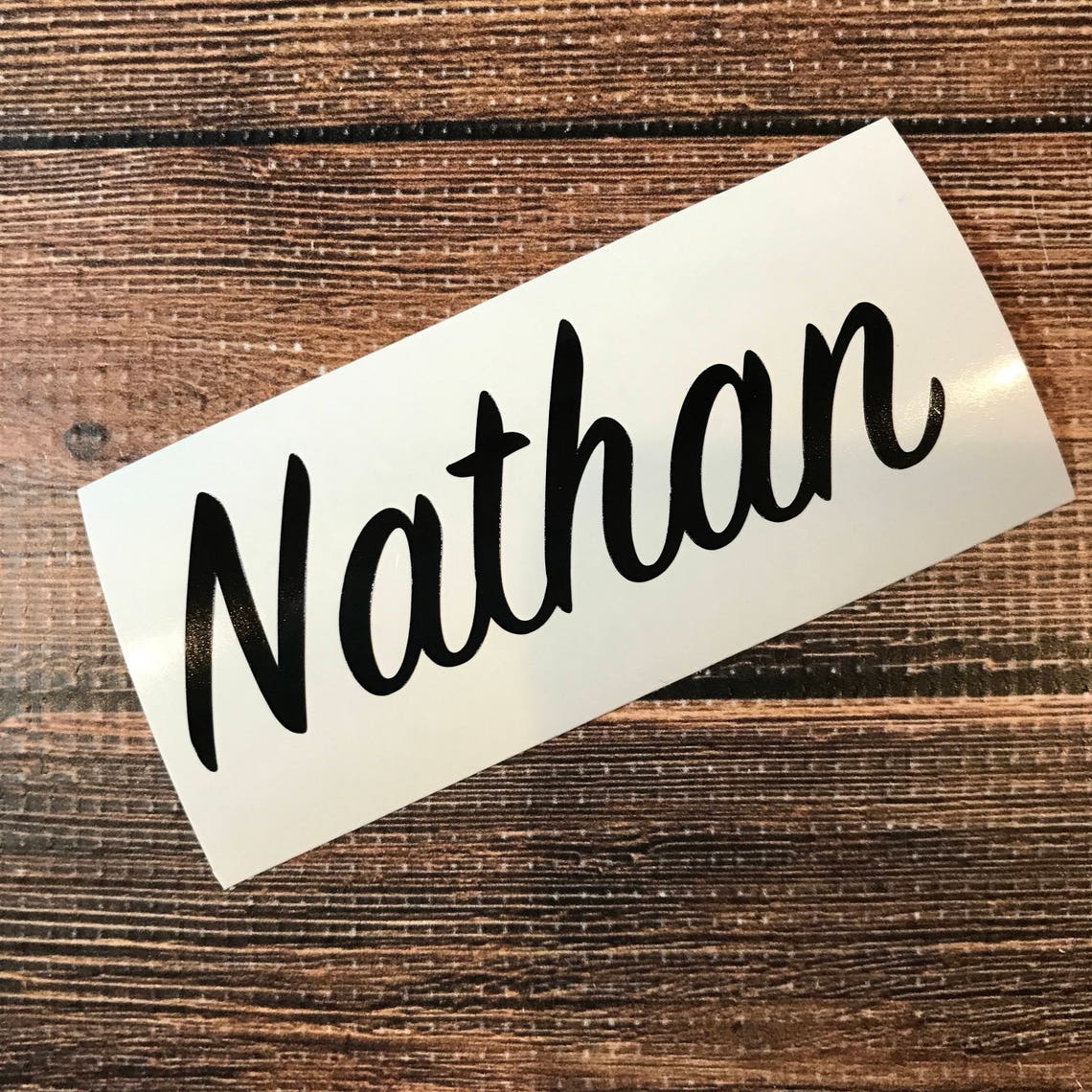 Vinyl sticker boys name decal masculine decal personalized | Etsy