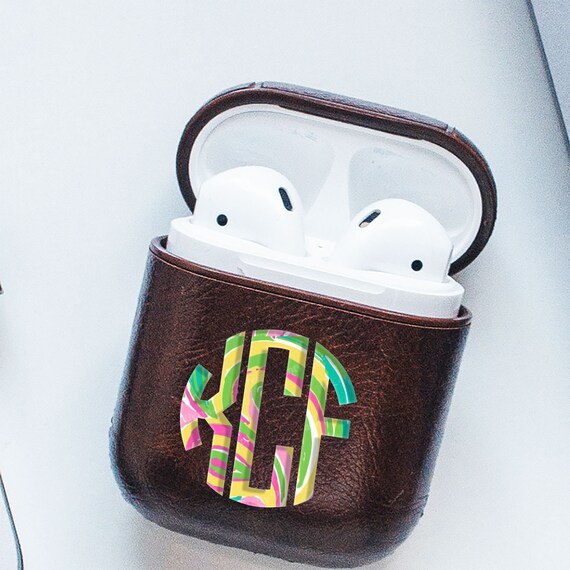 Wireless Air Pods or Ear Buds Decal Sticker Initials Ear Buds | Etsy