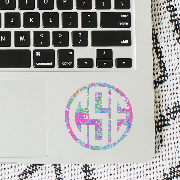 Computer Monogram - Etsy
