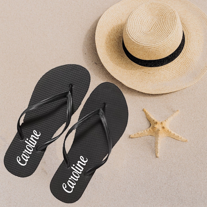 Personalized Flip Flops Stickers, Custom Flip Flops, Girls Weekend ...