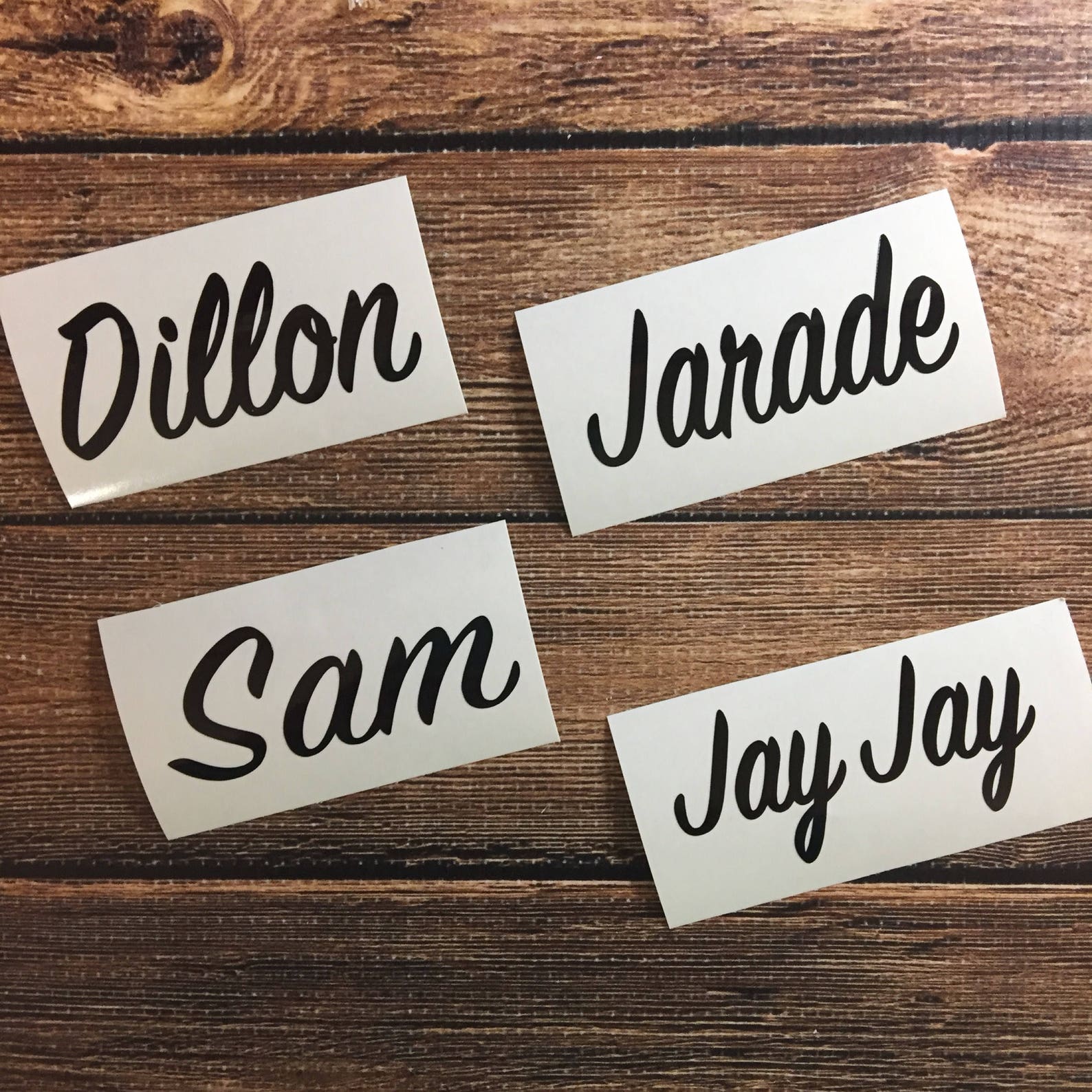 Vinyl sticker boys name decal masculine decal personalized | Etsy