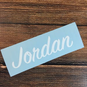 Vinyl Sticker Boys Name Decal Masculine Decal Personalized - Etsy