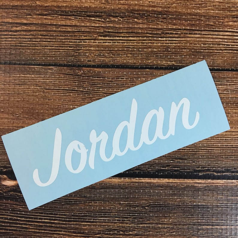 Vinyl Sticker Boys Name Decal Masculine Decal Personalized - Etsy