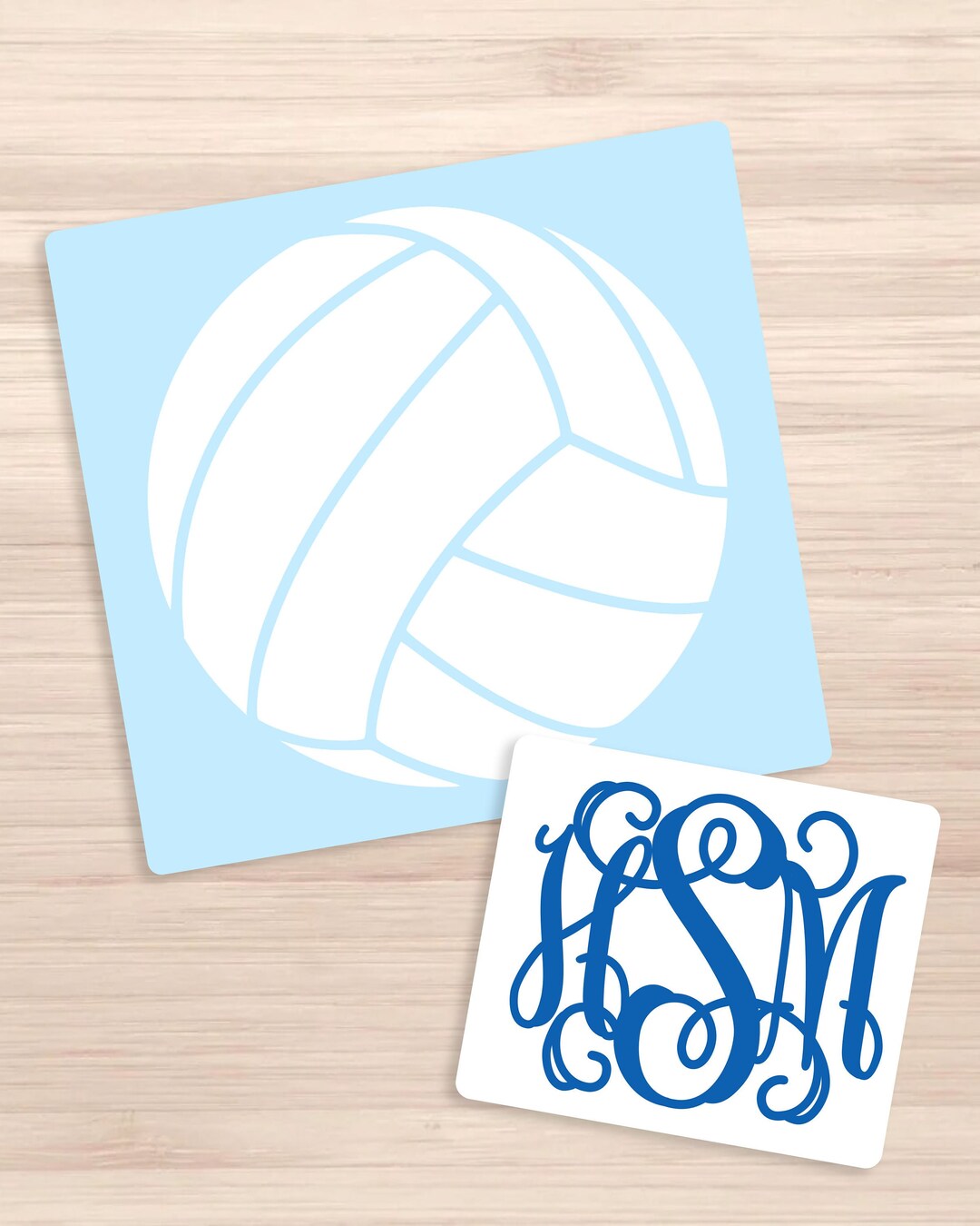 Volleyball Monogram Decal Sticker, Car Window Decal for Volleyball ...