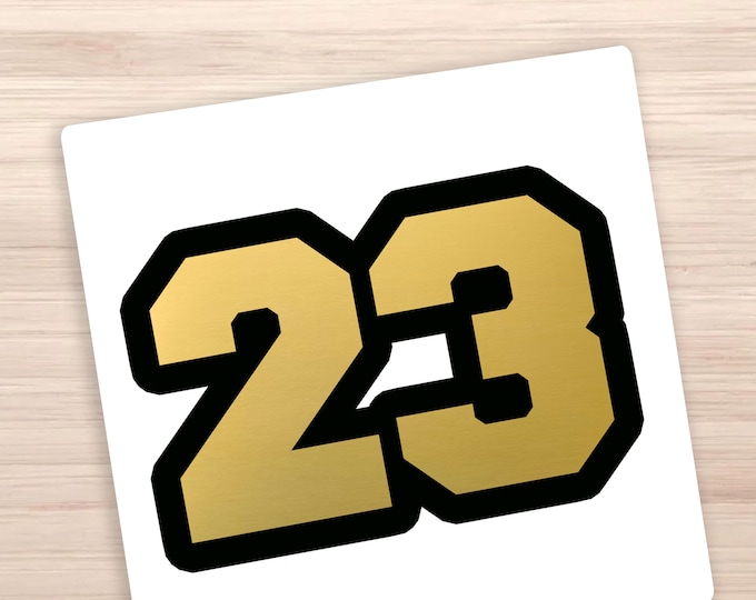 Custom 1 1/2 Inch Individual Helmet Numbers Dye Cut for Each Player ...