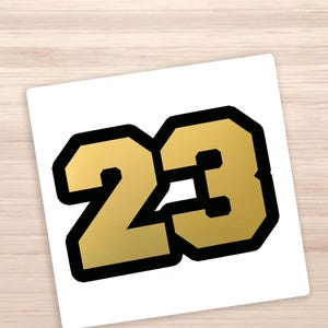 Helmet Decal Stickers, Helmet Number Decals for Baseball- Softball ...