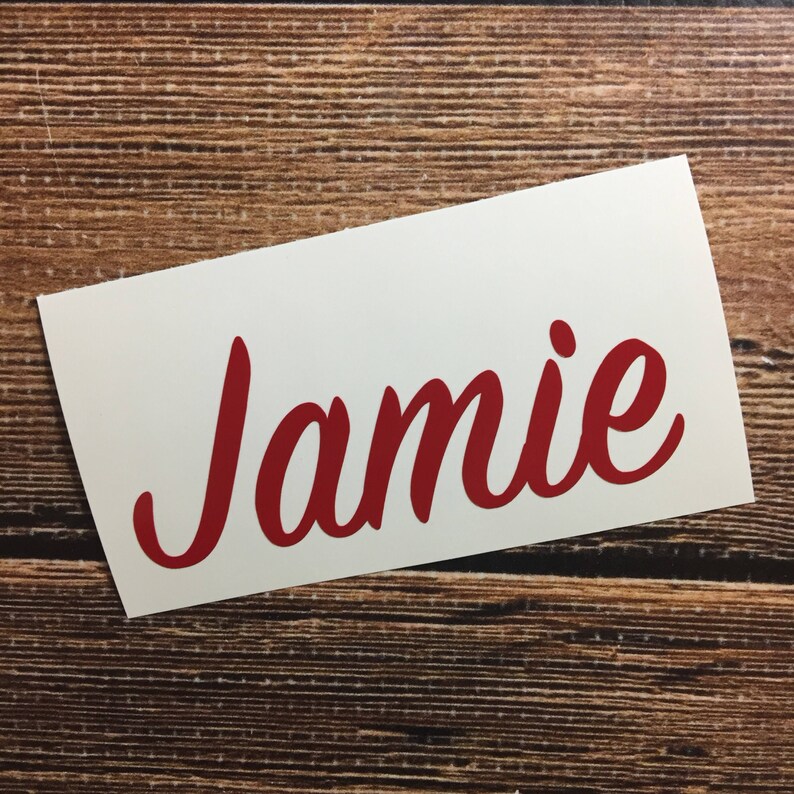 Vinyl Sticker Boys Name Decal Masculine Decal Personalized - Etsy