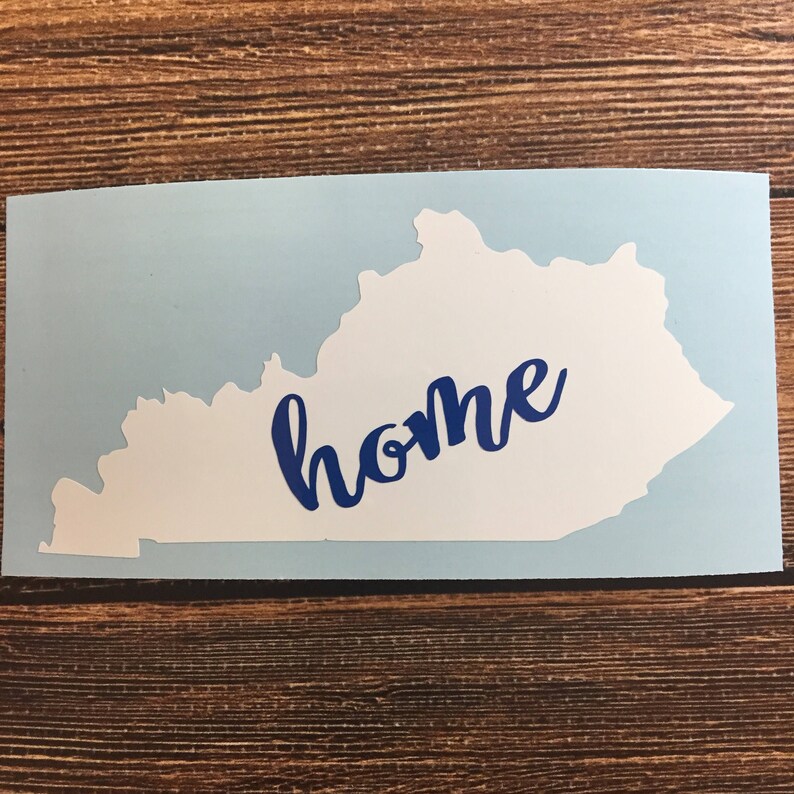 Kentucky vinyl decal Kentucky Car Window Decal KY State Home | Etsy