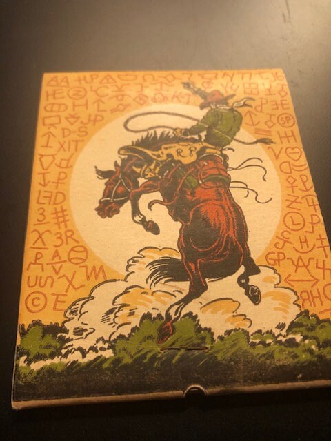 Rare Vintage HUGE Matchbook - Cowboy ~ Western - Etsy