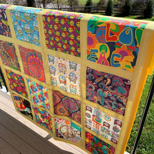 Hippie Quilt - Etsy