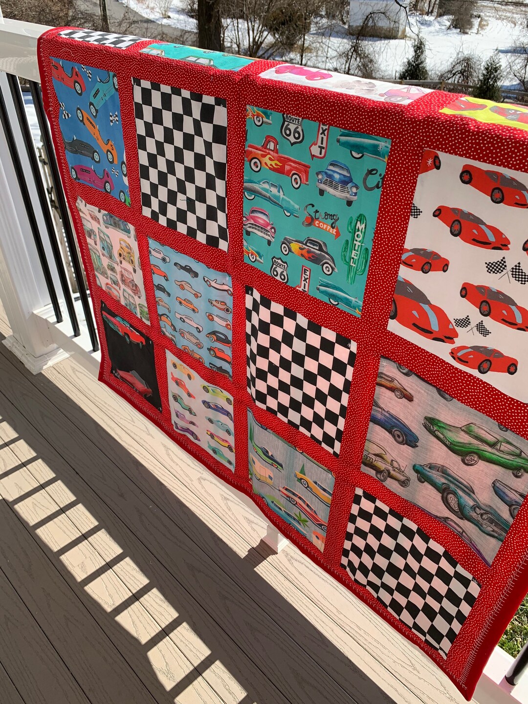 Cars Automobiles Transportation Quilt - Etsy