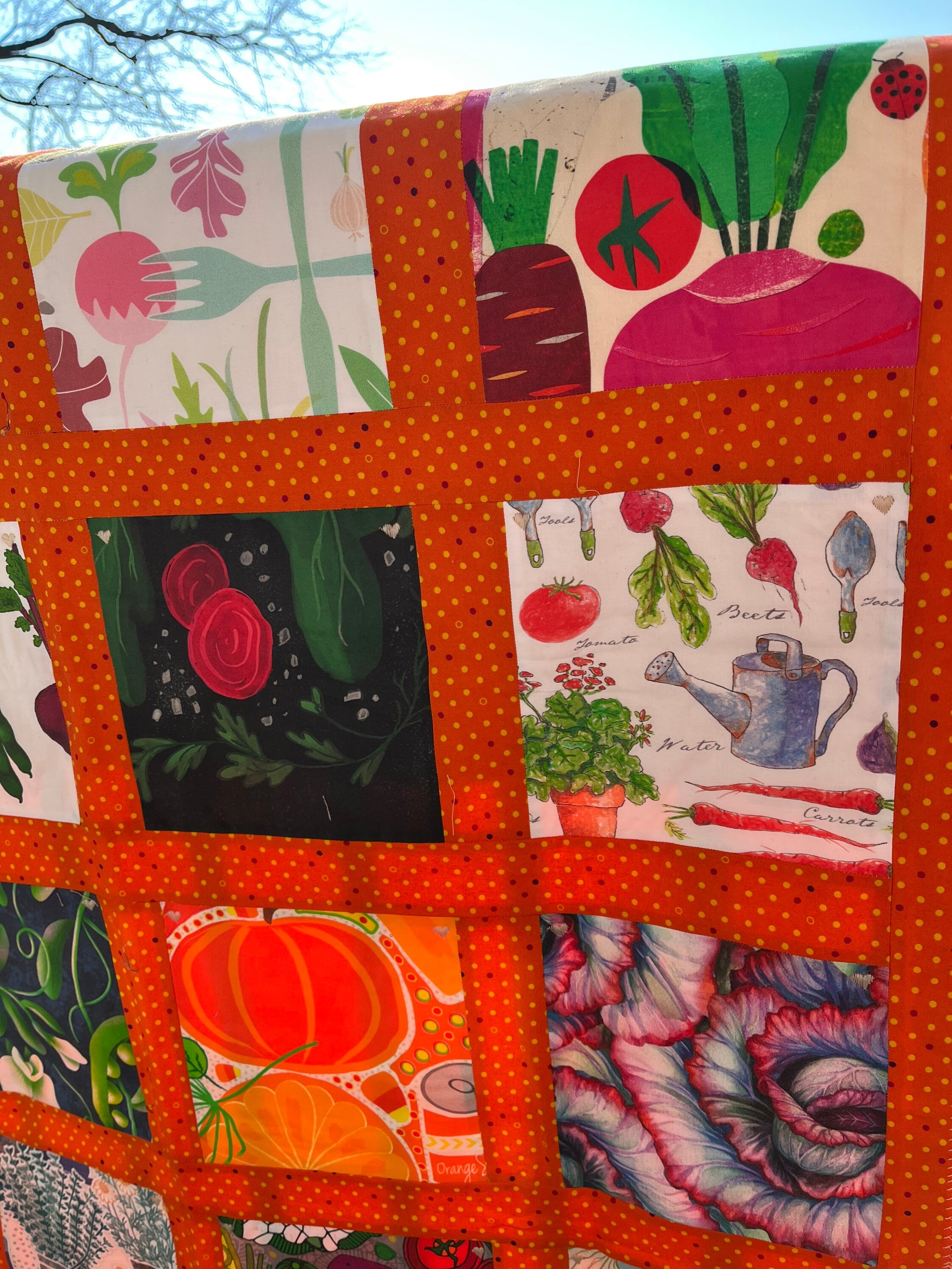 Eat Your Vegetables Quilt - Etsy