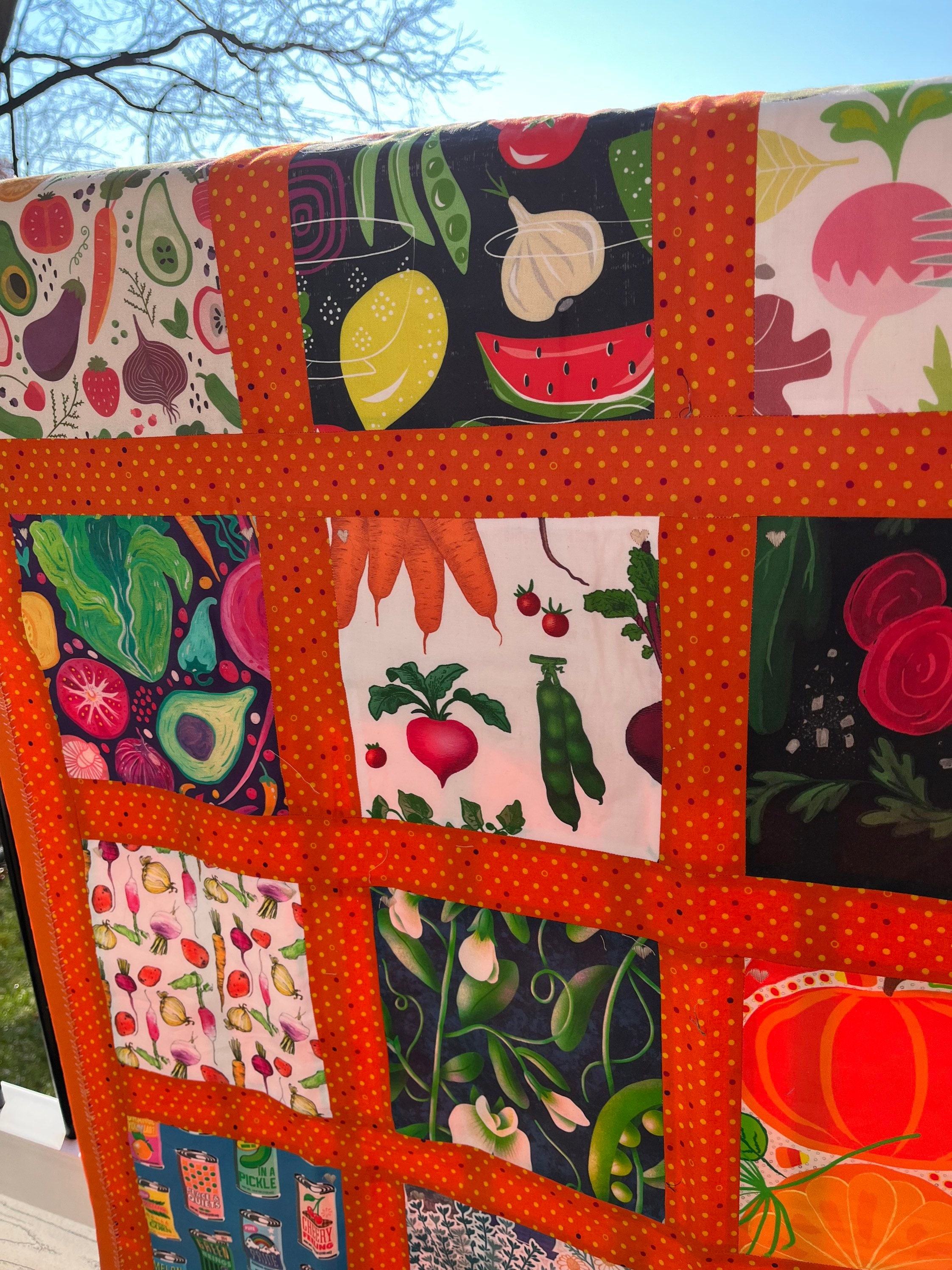 Eat Your Vegetables Quilt - Etsy