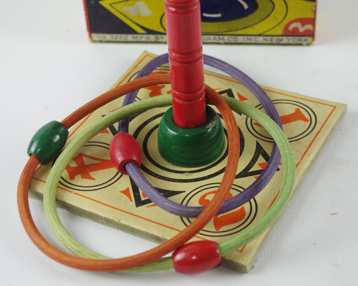 Vintage 1940s Transogram Ring Toss Game With Box - Etsy