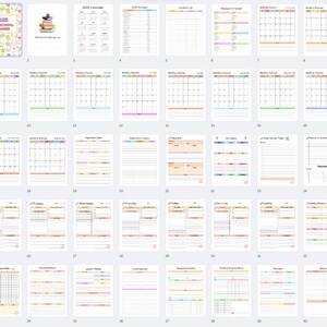 2025 Homeschool Planner: Editable Canva Template (PDF) - Etsy