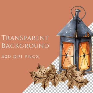 Halloween Clipart Watercolor 58 PNG Haunted House Ghost Pumpkin Cute ...